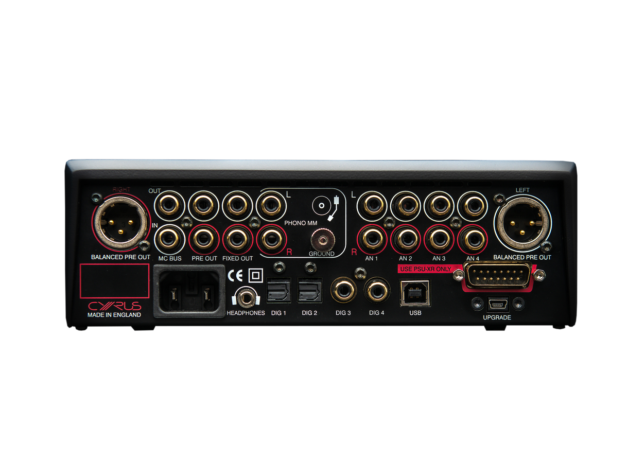 Cyrus Pre-XR Black Stereo Pre-Amplifier – Yorkshire AV